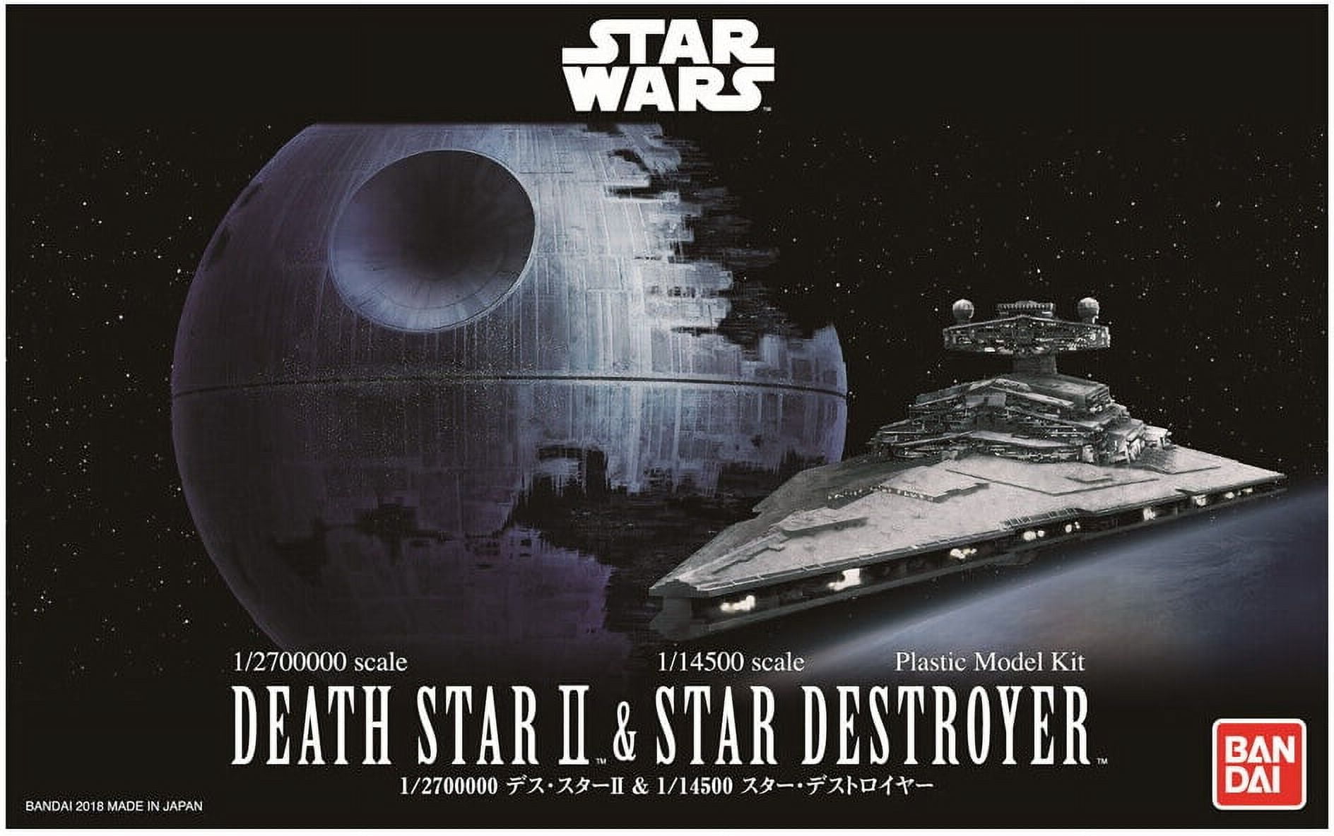 Star Wars: Death Star II & Star Destroyer Model Kit Set - Starship ...