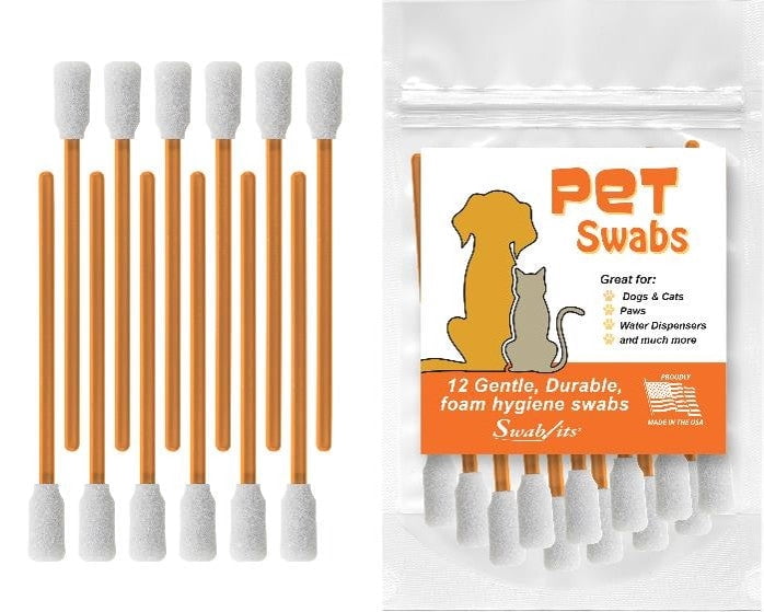 Swab-its® 12-piece Package of Pet Care Foam Swabs: 87-8223 - Walmart.com
