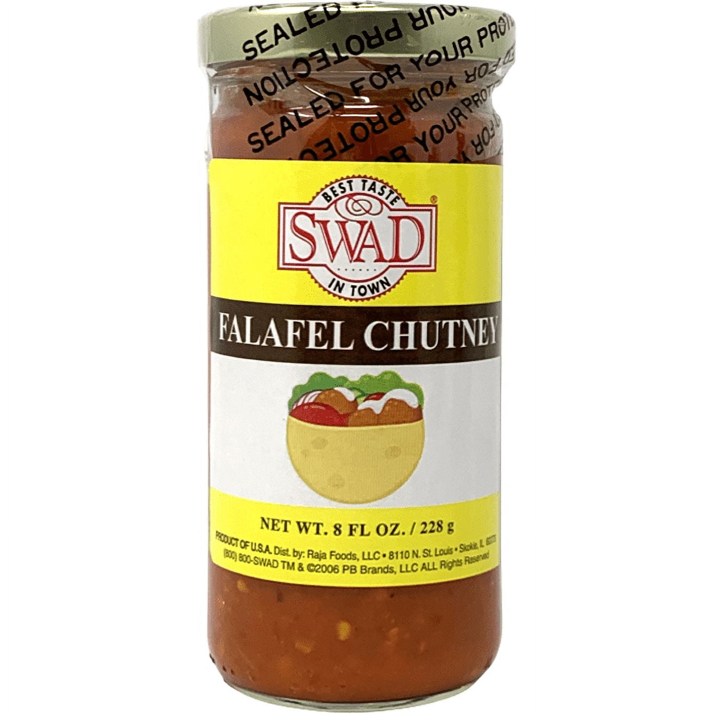 Swad Falafel Chutney - 8 Oz (225 Gm) - Walmart.com