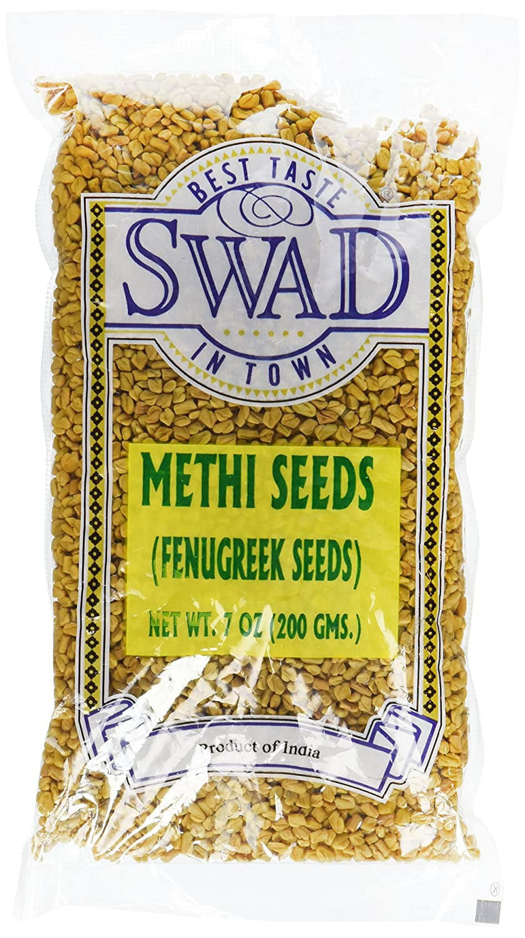 Swad Fenugreek Methi Seeds, 200g, Indian Spices for Savory Recipes ...