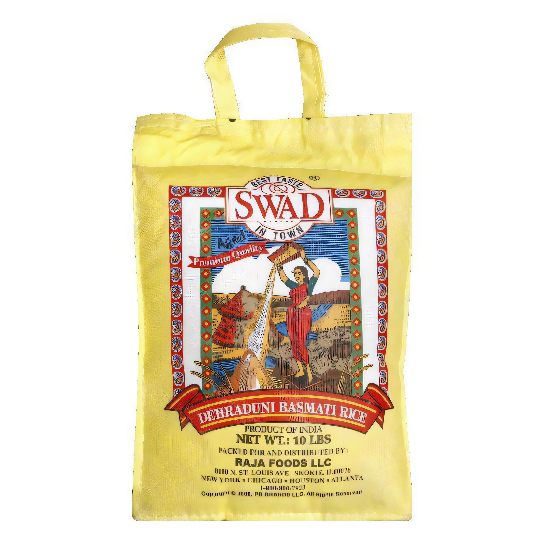 Swad Indian Basmati Rice 10 Lb - Walmart.com