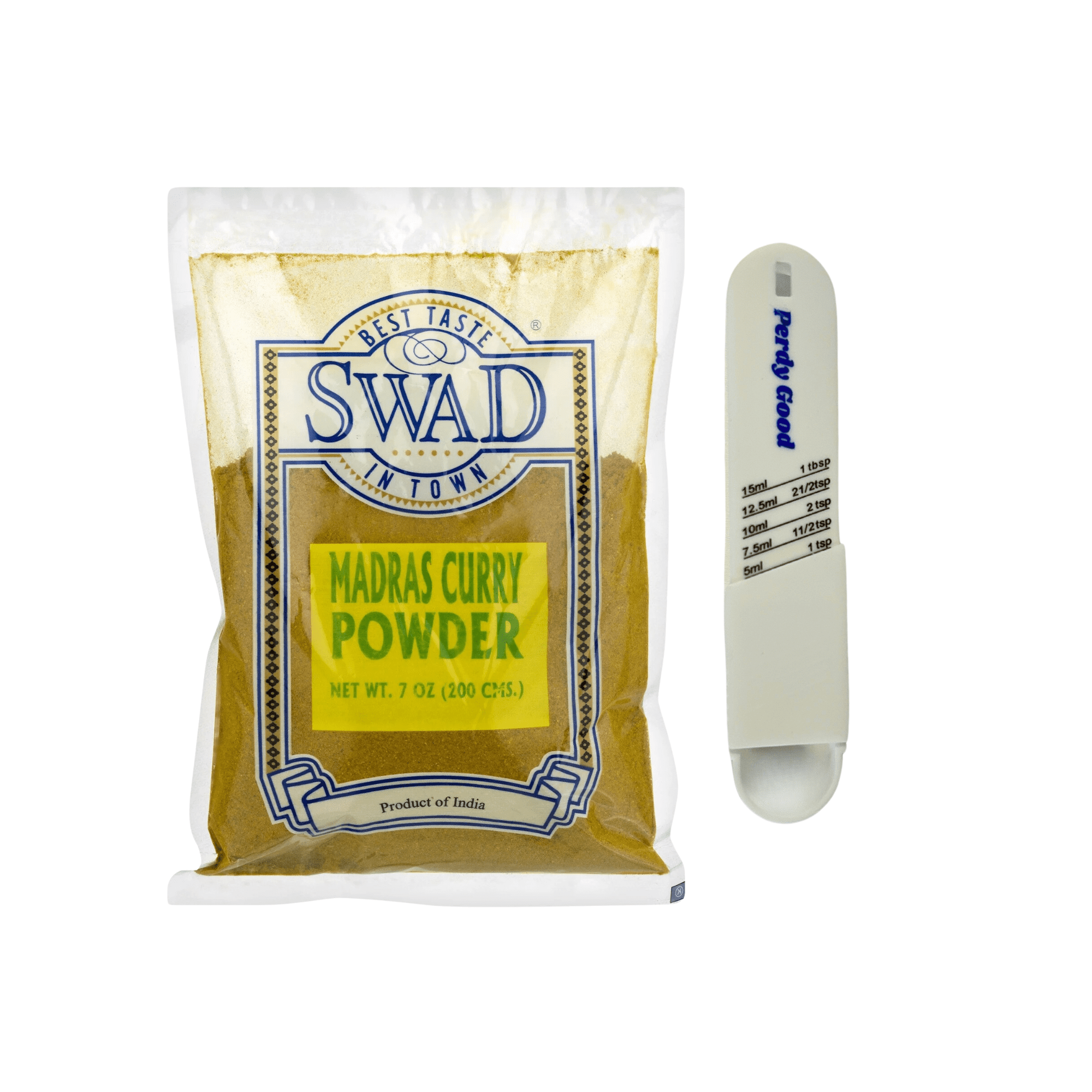 Swad Madras Curry Powder 7oz & (1) Adjustable Measuring Spoon - Walmart.com