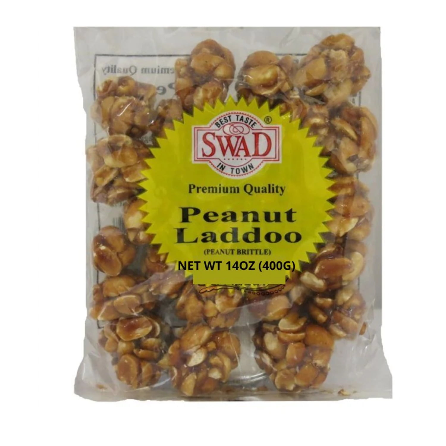 Swad Peanut Laddoo Peanut Brittle 400g - Walmart.com