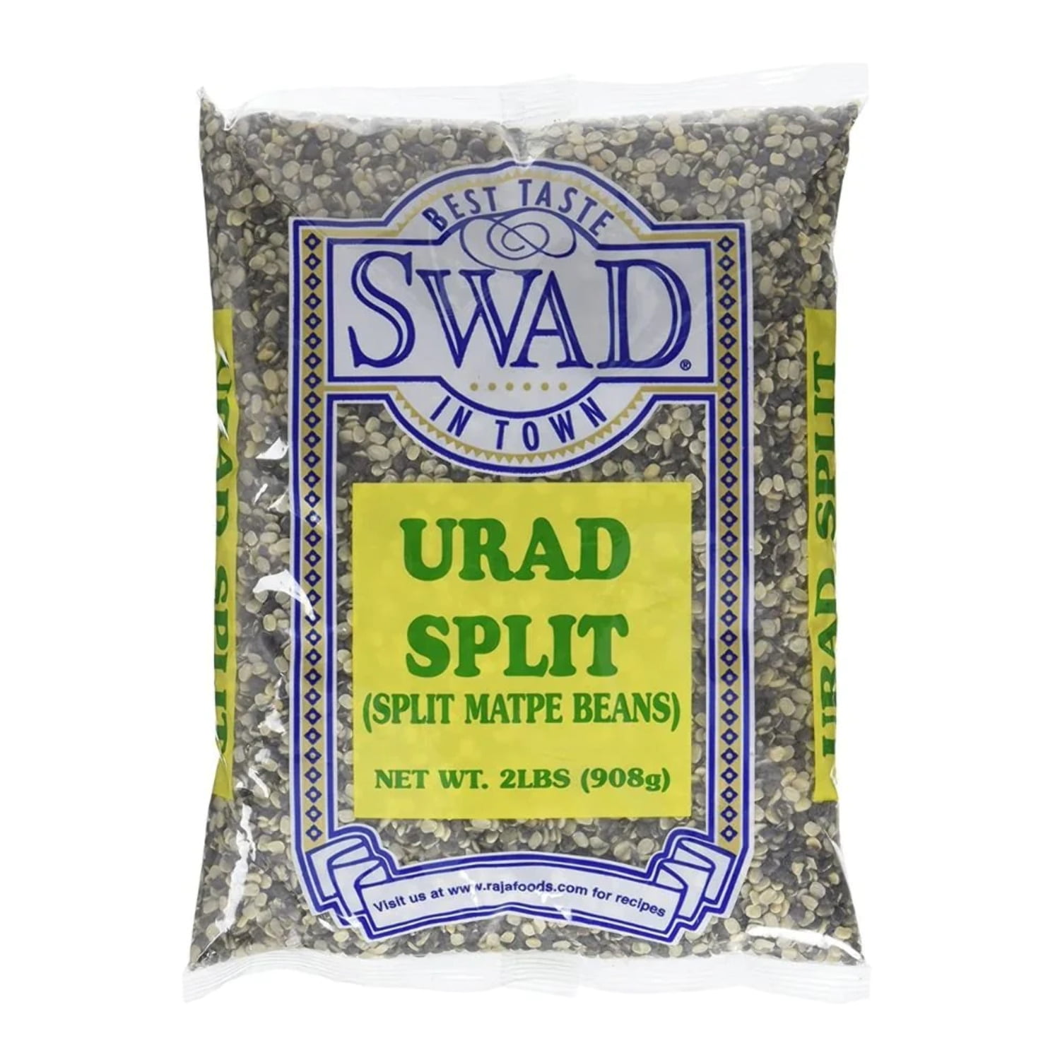 Swad Urad Split (Split Matpe Beans) 2lbs - Walmart.com