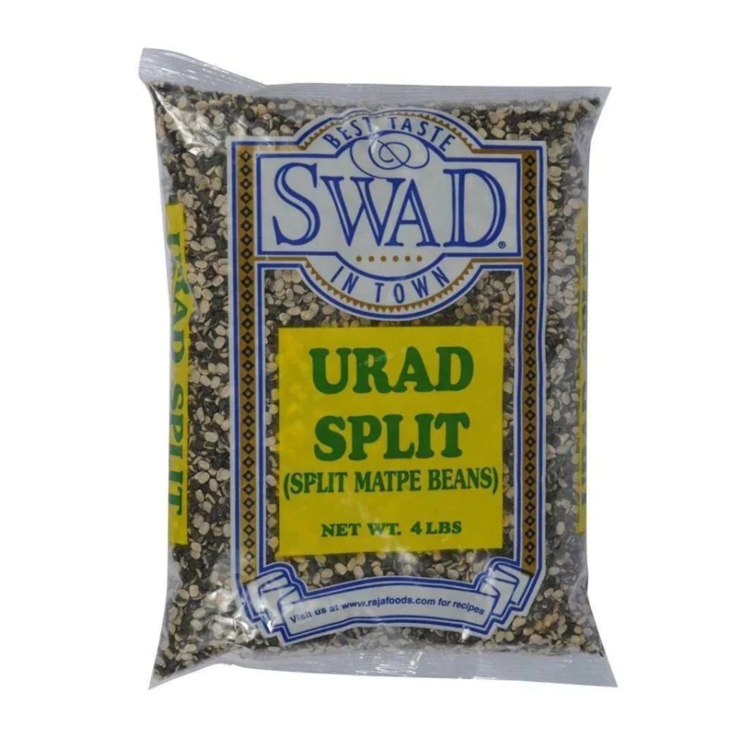 Swad Urad Split (Split Matpe Beans) 2lbs - Walmart.com