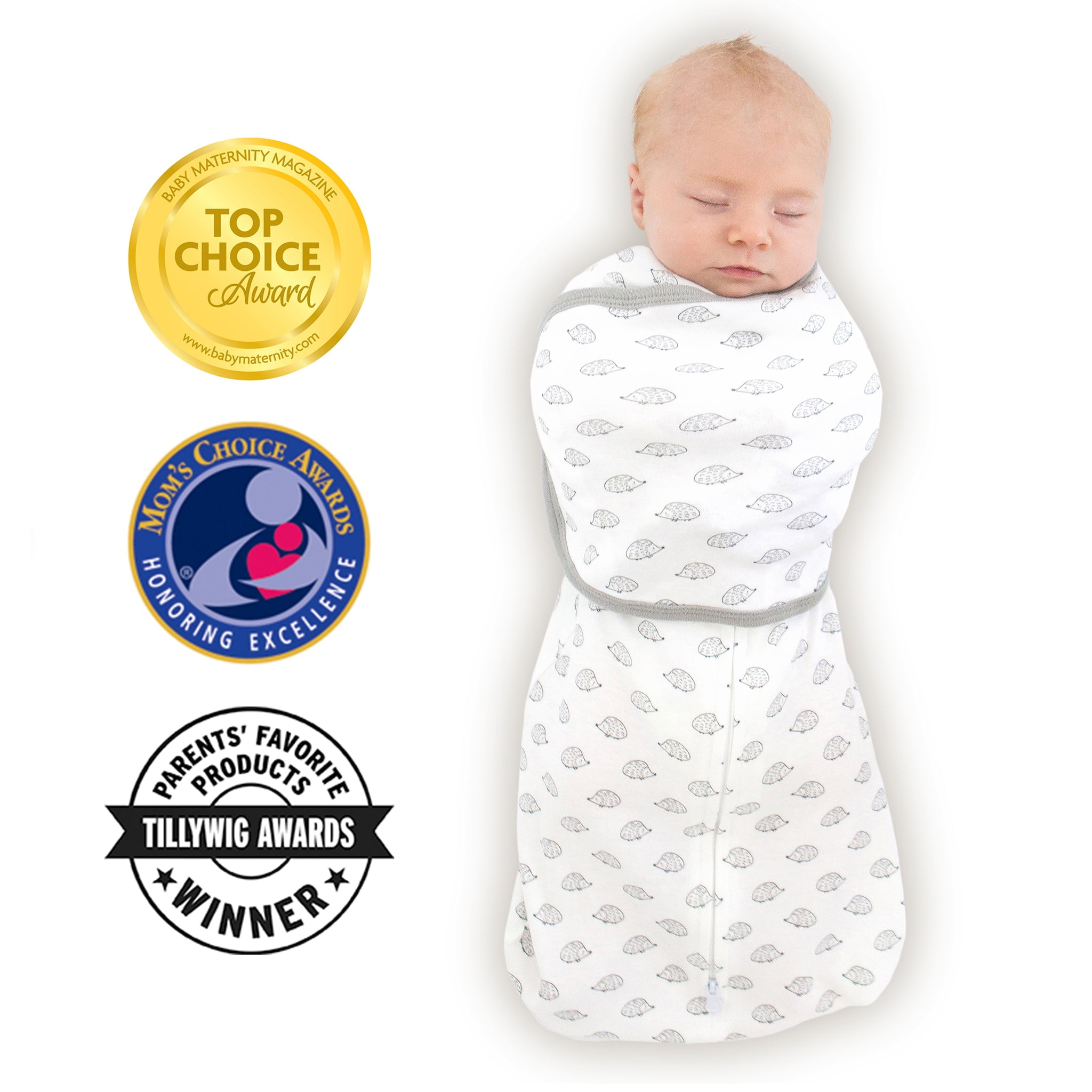 SwaddleDesigns 6-way Omni Swaddle Sack, Arms Up Swaddle for Newborn ...