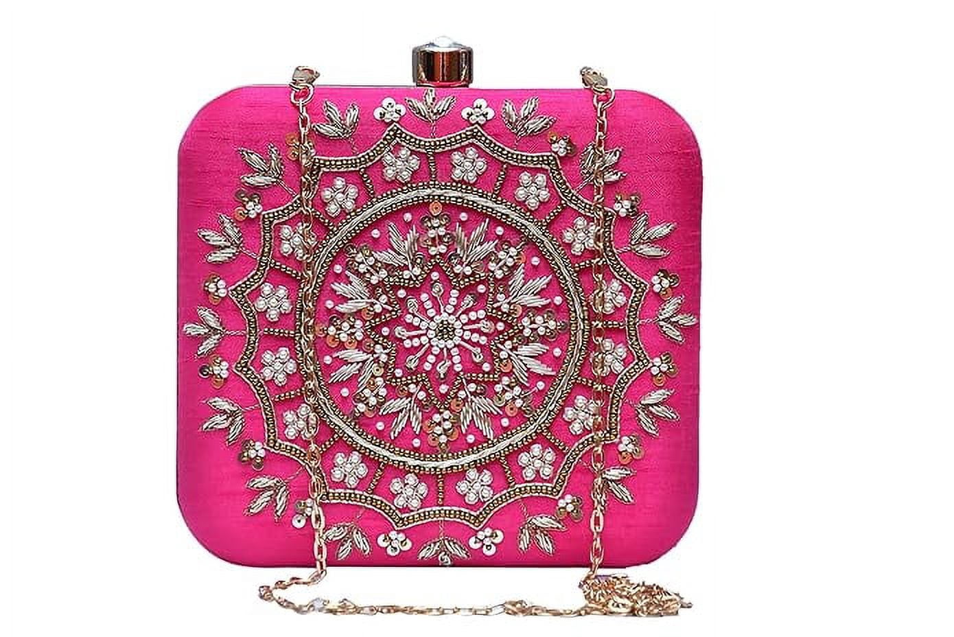 Swadeshi Desire Clutch for Women Hand Clutches for Girls Printed Box ...