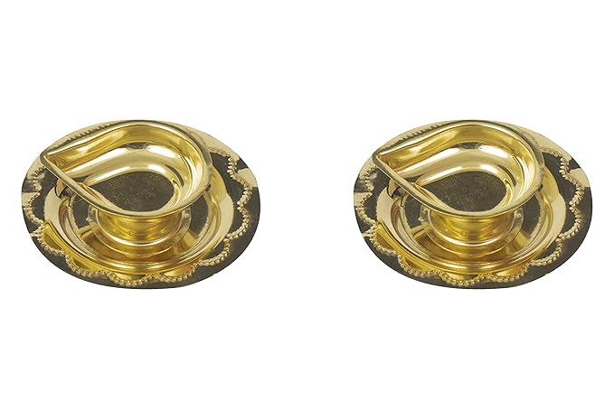Swadeshi Desire Traditional Brass Diya for Puja | Pooja Aarti | Arti ...