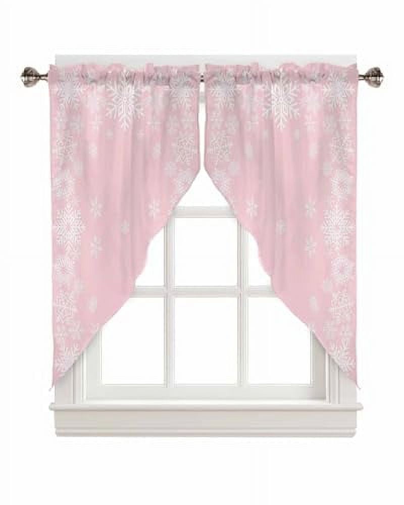 Swag Curtains For Windows Semi-sheer Curtains Window Valance Rod Pocket ...