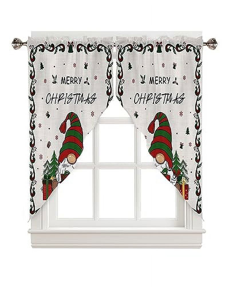 Swag Curtains For Windows Semi-sheer Curtains Window Valance Rod Pocket ...