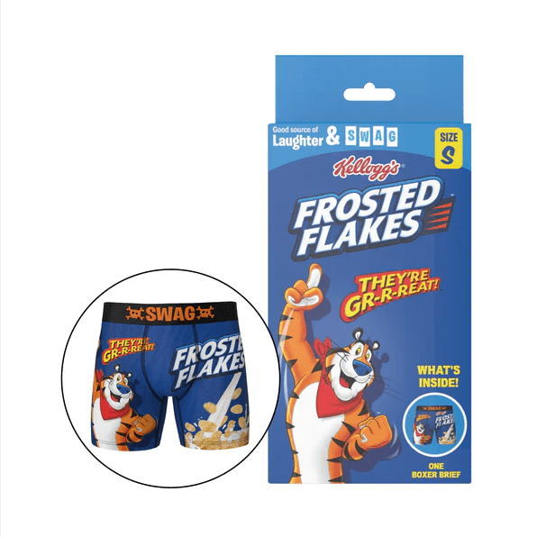 Swag Kellogg's Frosted Flakes "They're GR-R-Reat!" Men's Boxer Briefs ...