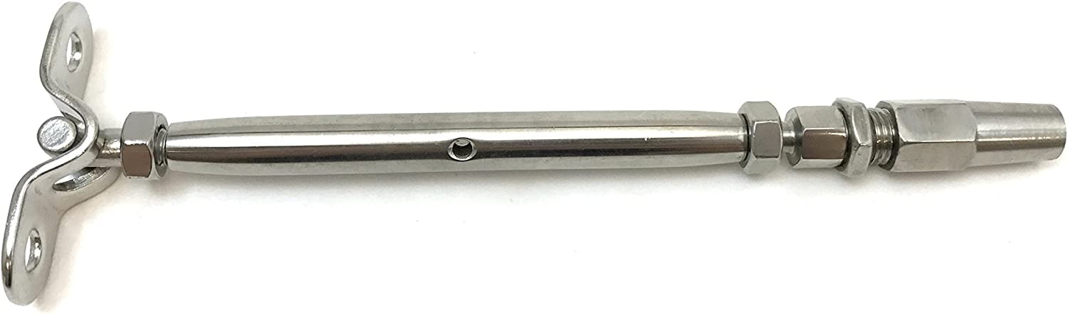 Swageless Wall Toggle Turnbuckle Stainless Steel Marine Grade T316 for ...