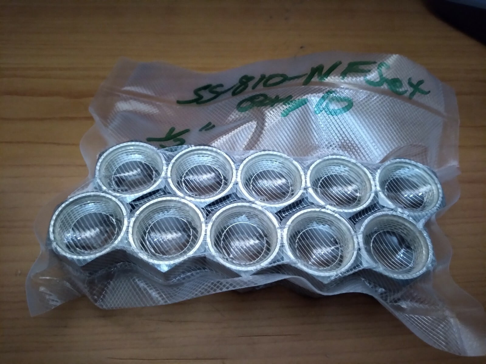 Swagelok SS-812-1, SS-813-1 ,SS-814-1 1/2" Nut + ferrules Pack of 10 - Walmart.com