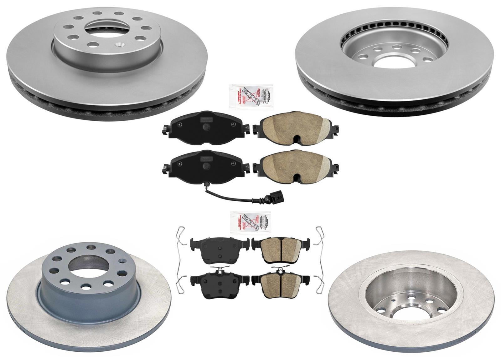 Swagen 22-24 for Taos & for Jetta Front & Rear Vented Disc Brake Rotors ...