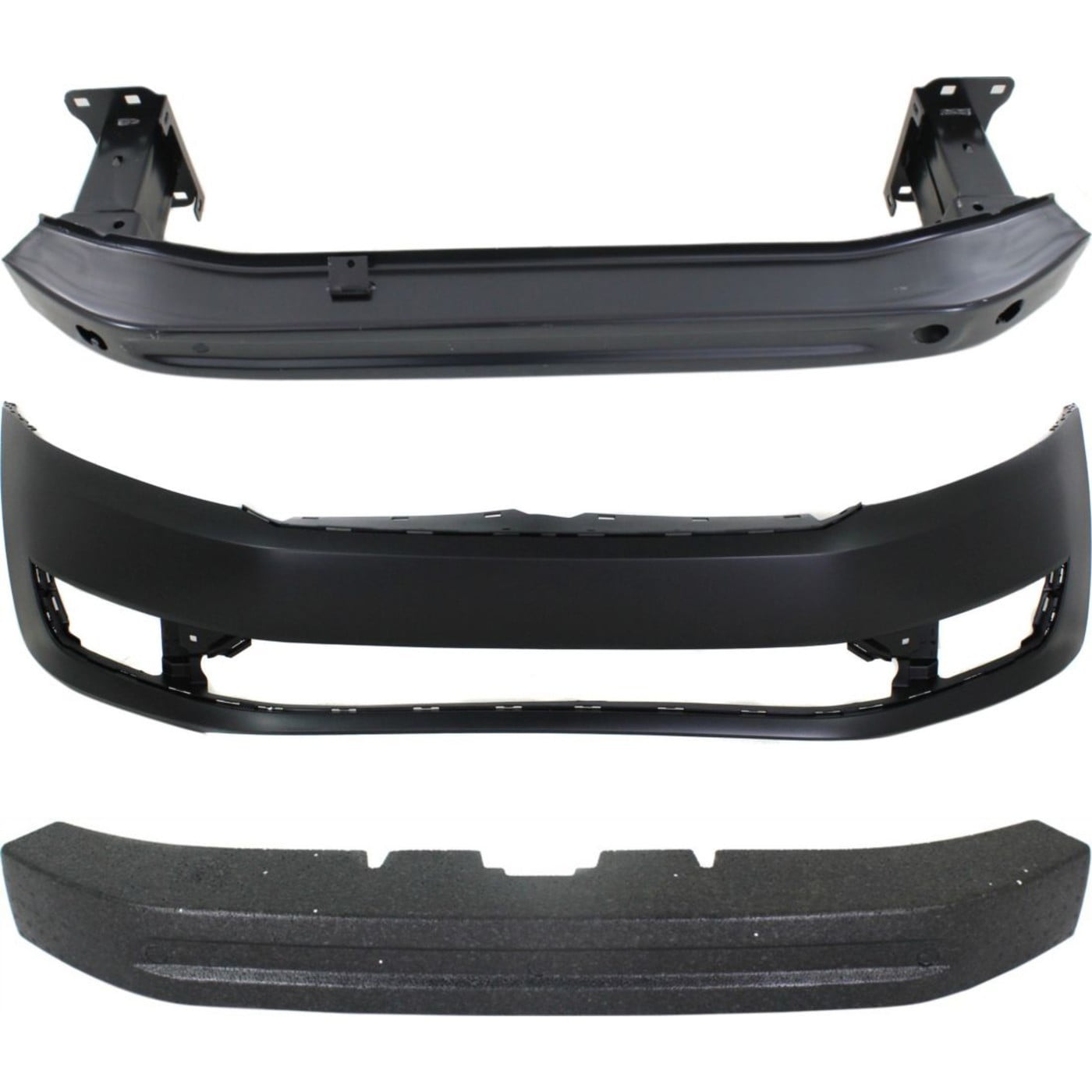 Swagen for Passat 2012-2015 Front Bumper Kit - Steel Absorber Front ...