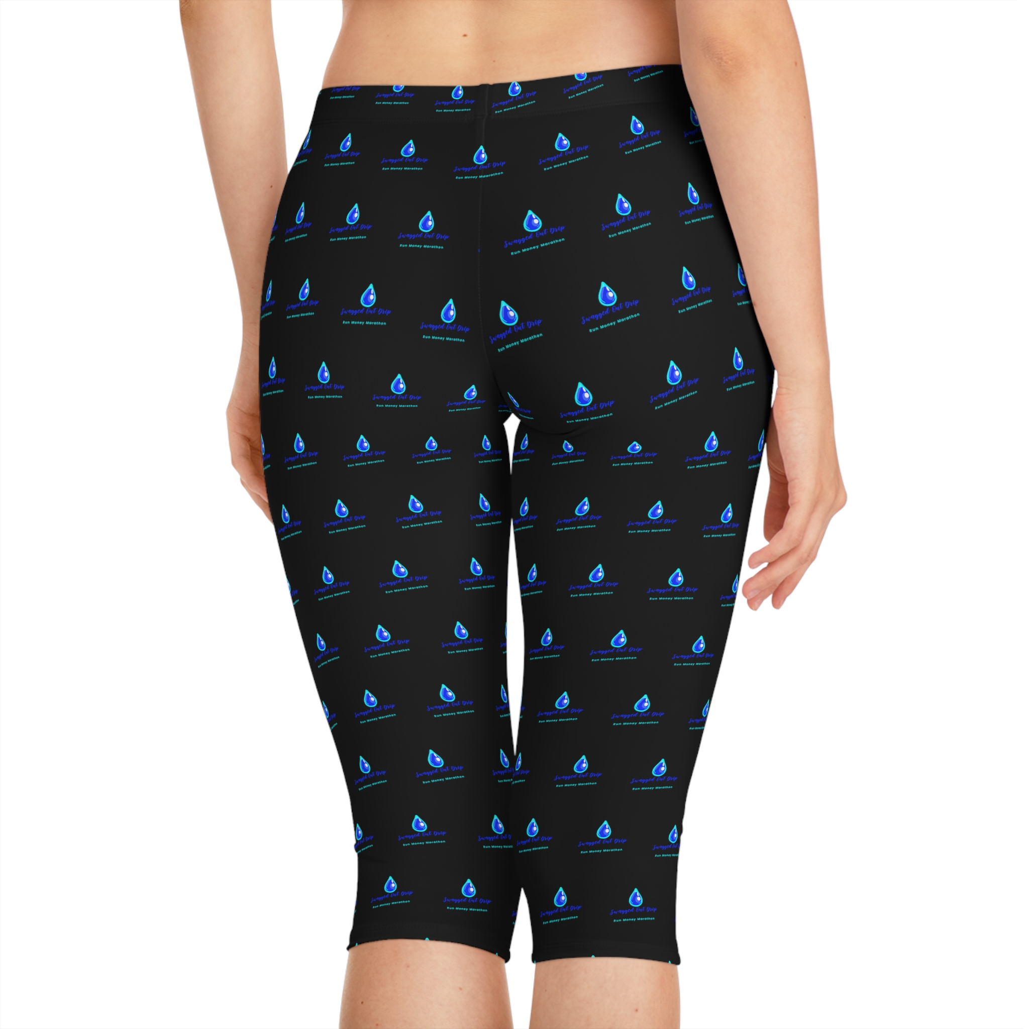 Swagged Out Drip Women's Capri Leggings - Walmart.com
