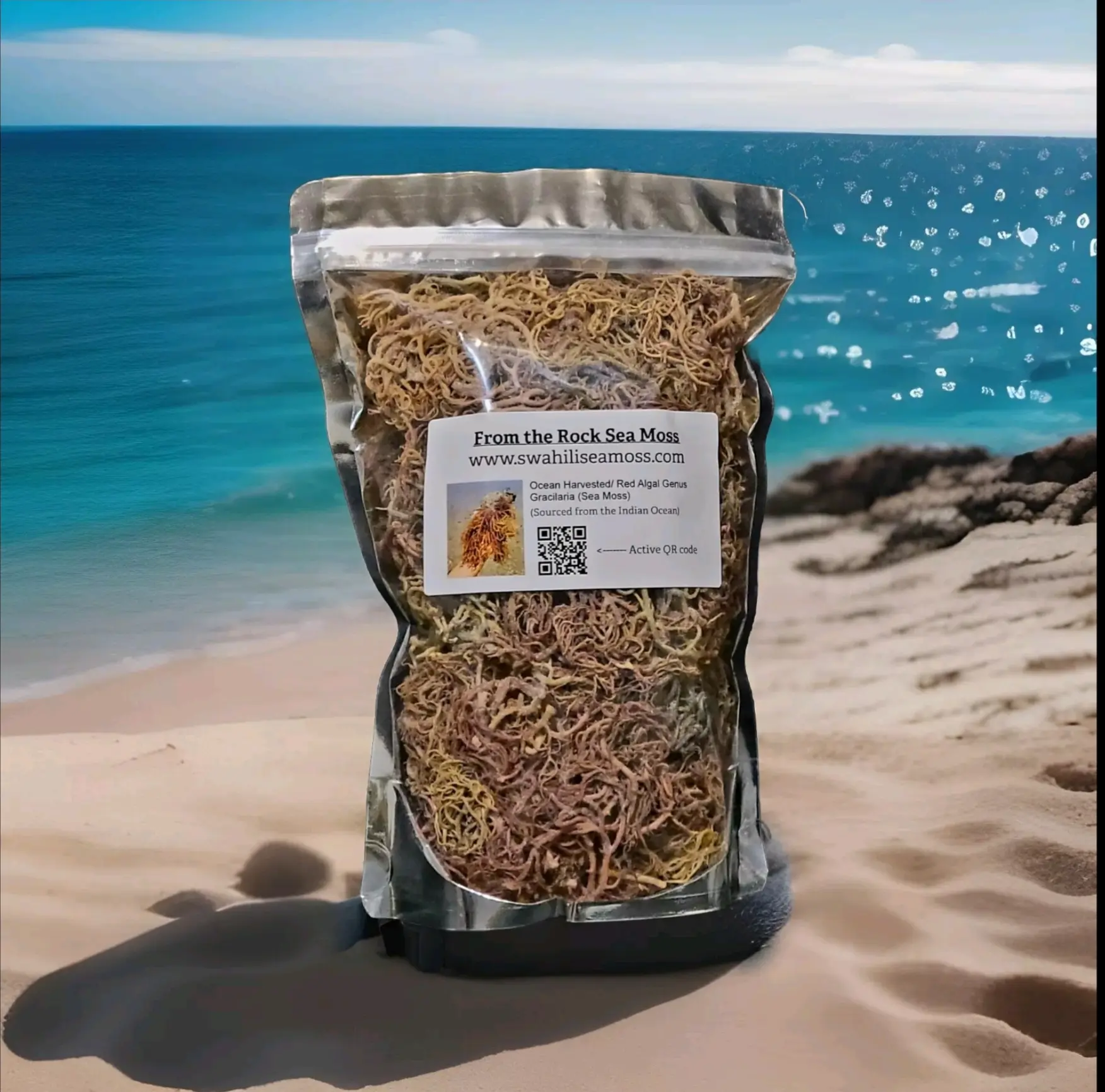Swahili Sea moss | Ocean Harvested Raw Purple Spectrum Sea Moss from ...