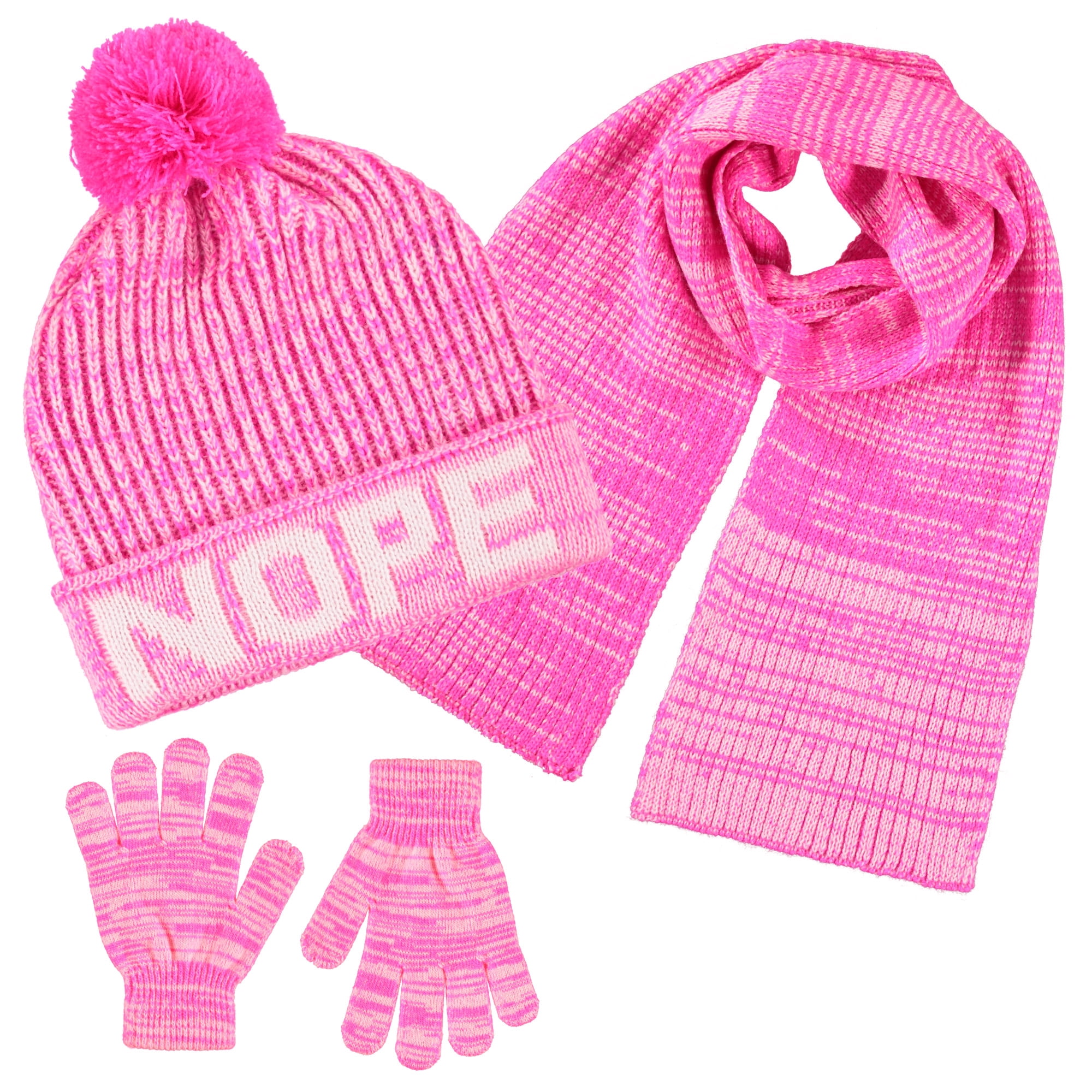 Swak Girls Hat,Scarf & Glove Set-Kids Cold Weather Winter Accessories ...