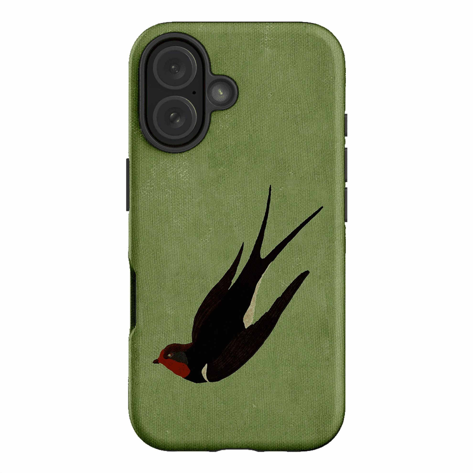 Swallow Bird Vintage Art iPhone Case for iPhone 11 12 13 14 15 16 17 ...