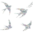 Swallow Static Window Clings Anti Collision Window Decals for Bird ...