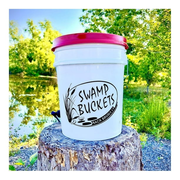 Swamp Bucket with Black or Red Lid (Lid Color Will Vary Depending on ...