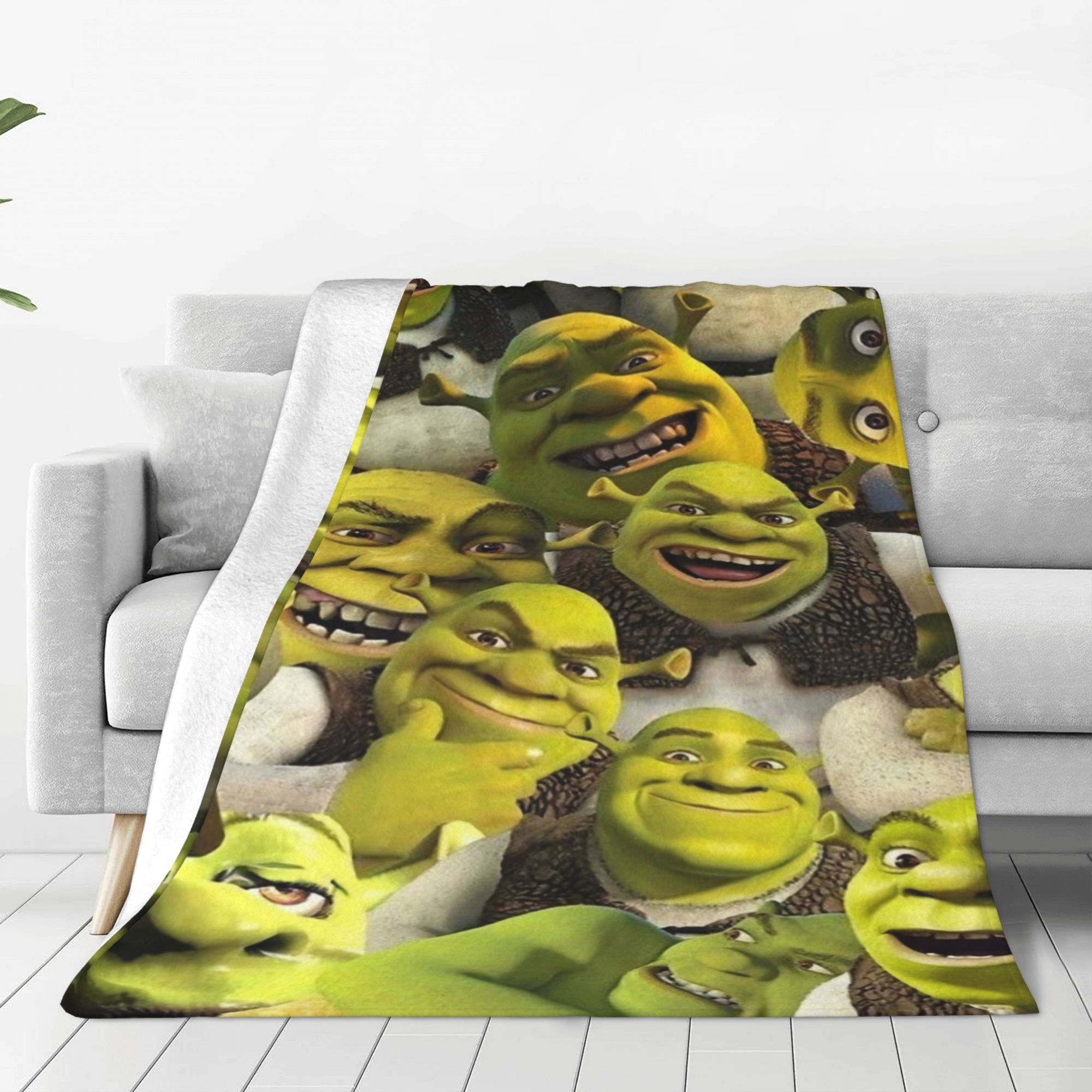 Swamp Talk With Shrek And Donkey Throw Blanket Soft Plush Travel ... Swamp Talk With Shrek And Donkey Throw Blanket Soft Plush Travel ...