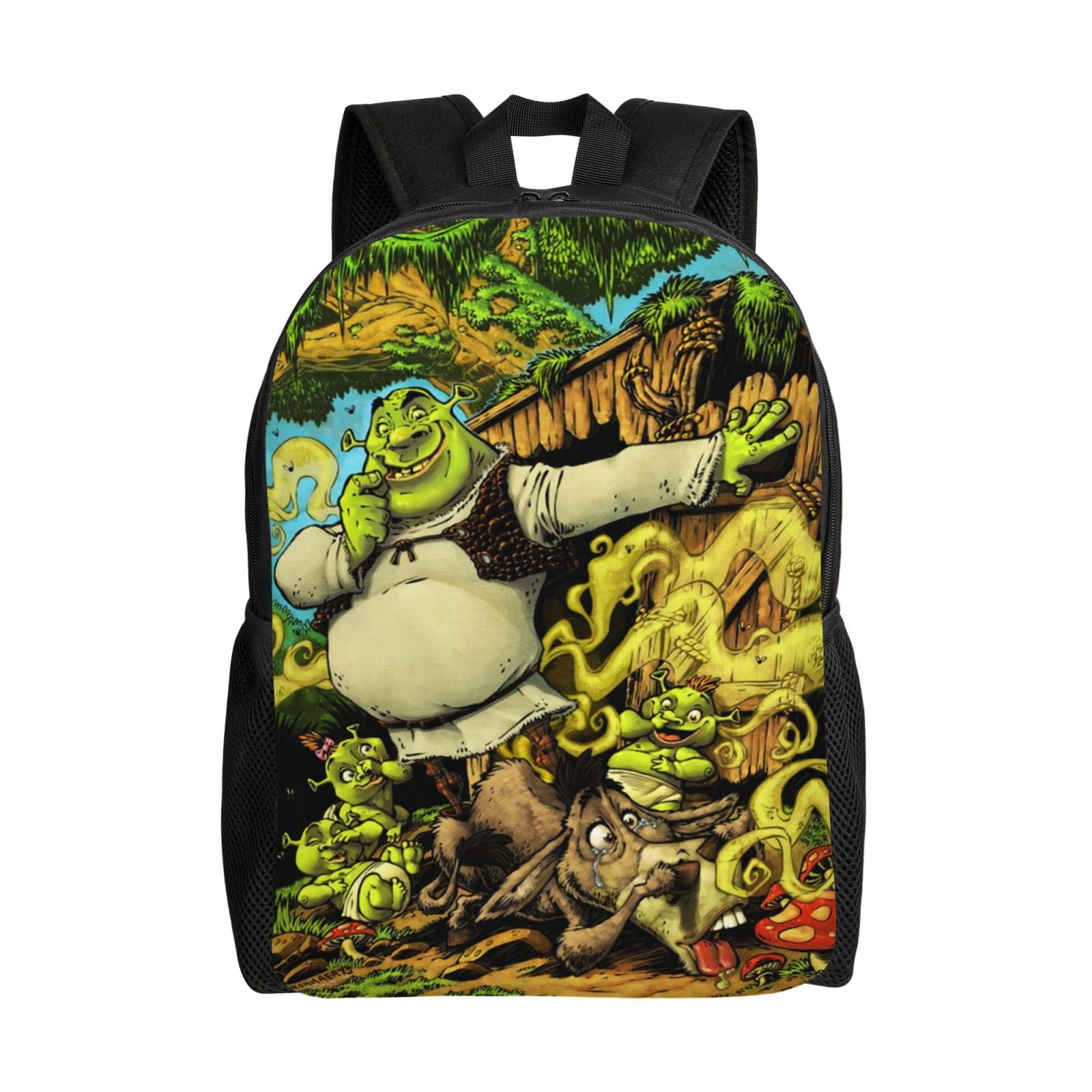 Swamp Talk with Shrek and Donkey Backpack 3D Printed Casual Daypacks ...