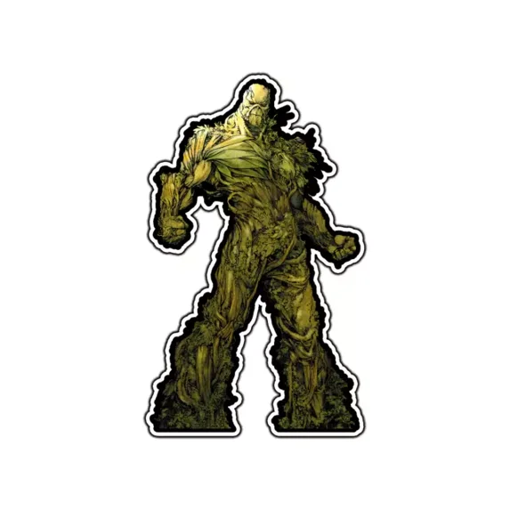 Swamp Thing Fan Art Style Waterproof Sticker Phone Decal Water Bottle ...