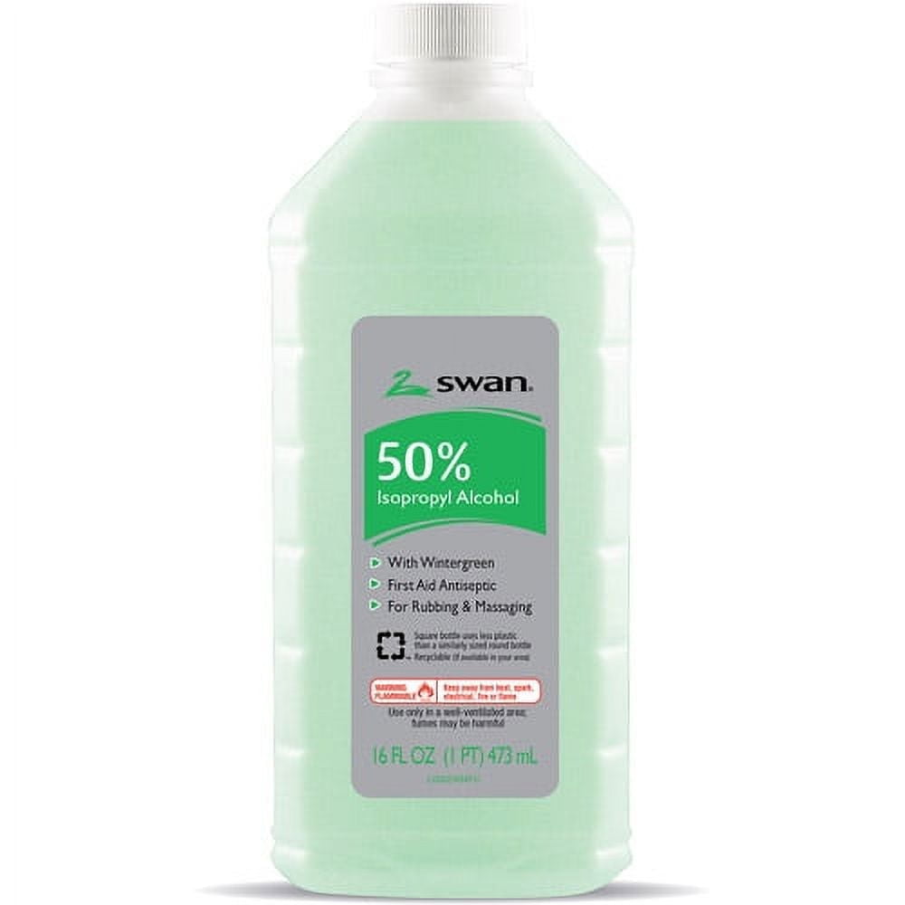 Swan 50% Wintergreen Isopropyl Alcohol, 16 Oz. HSA/FSA Eligible ...