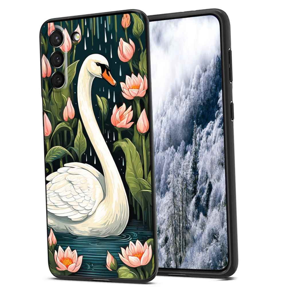 Swan-502 phone case for Samsung Galaxy S23 for Women Men Gifts,Soft ...
