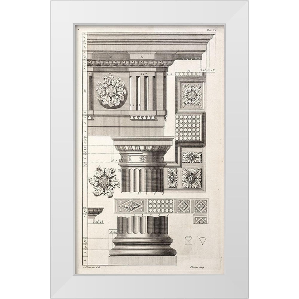 Swan, Abraham 12x18 White Modern Wood Framed Museum Art Print Titled ...