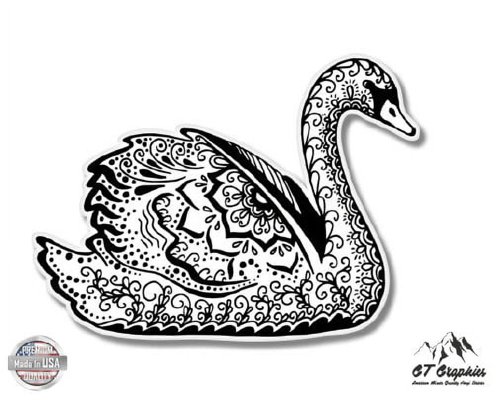 Swan Beautiful Design Mandala Henna - 5