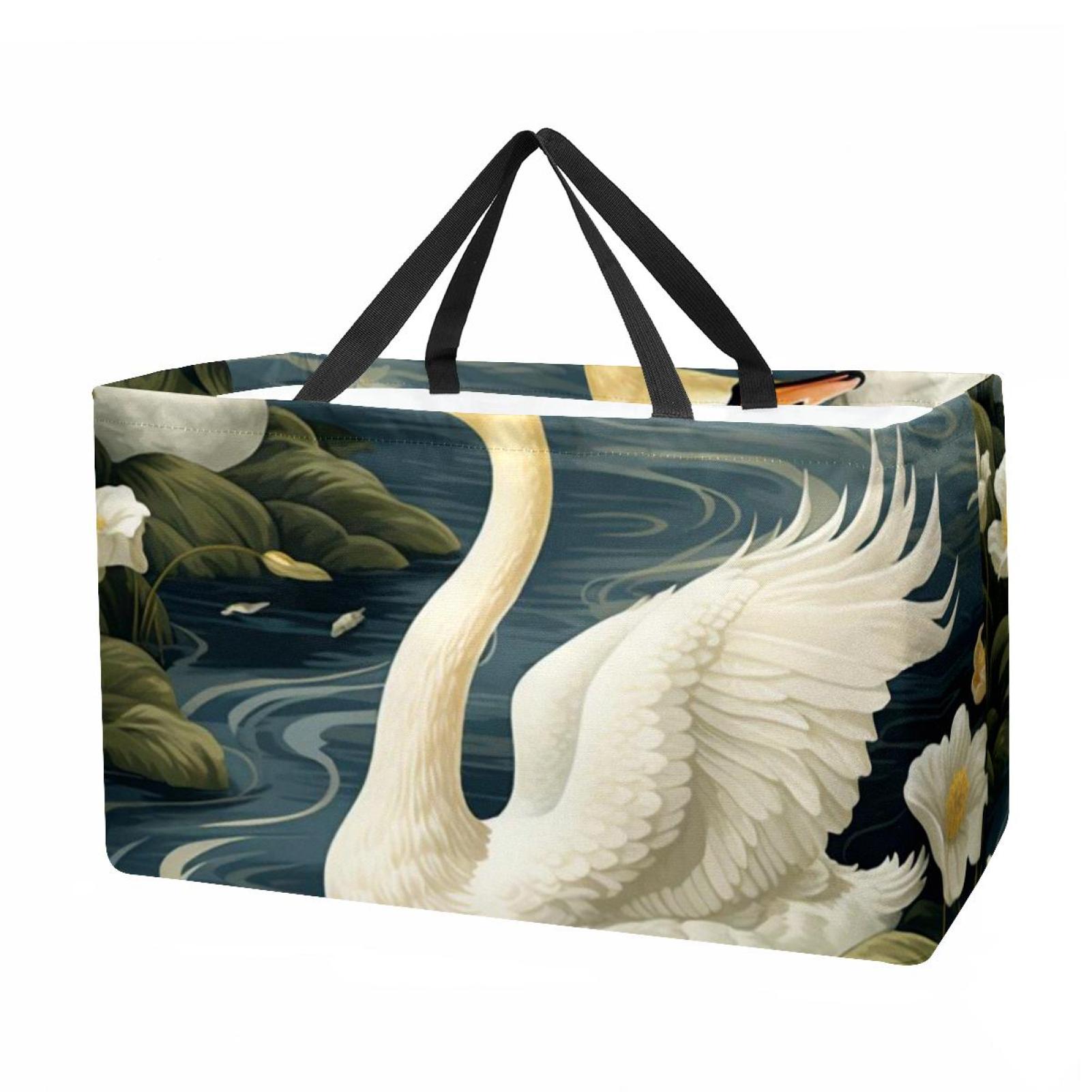 Swan Collapsible Oxford Cloth Storage Bin: Reusable, Foldable, and ...