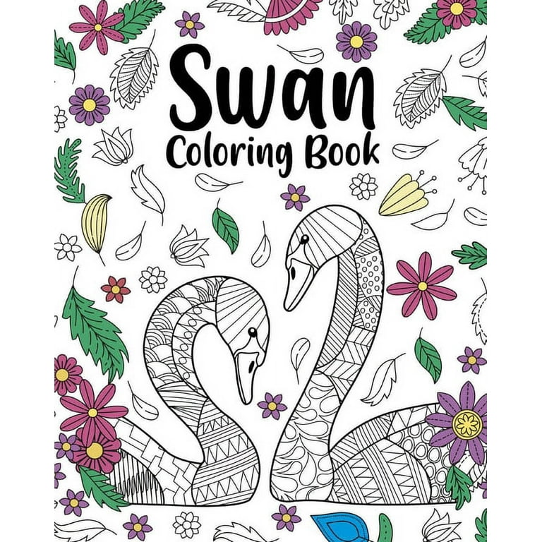 swan coloring book