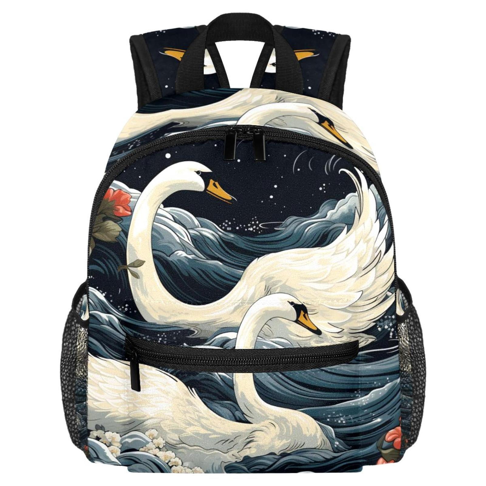 Swan Cute Bag Diaper Backpack Baby Cushion Backpack Backpack for School ...