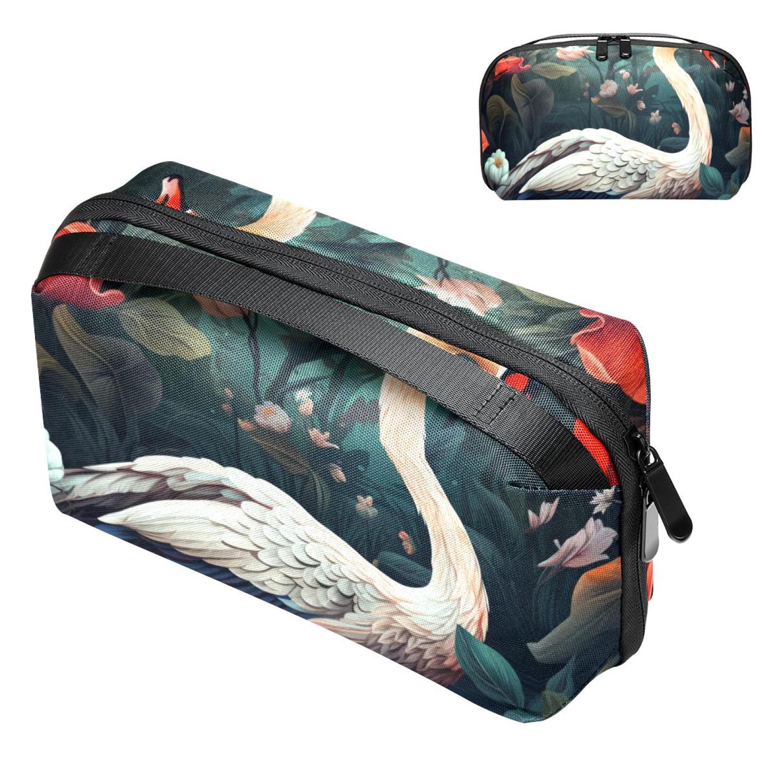 Swan Digital Organizer Bag with Waterproof Oxford Cloth, 5.9x9.44x3.14 ...