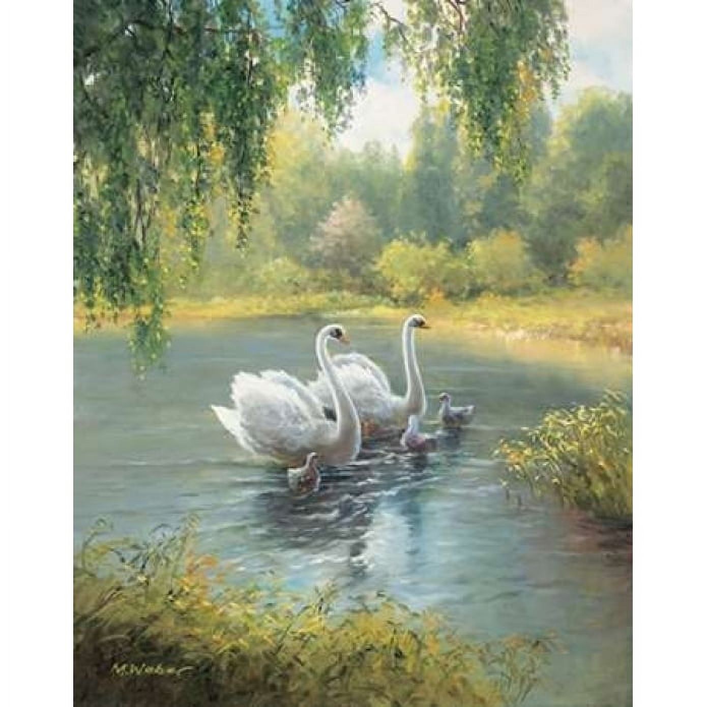 Swan Family I Poster Print by Max Weber - Walmart.com