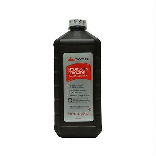 Swan 3% Hydrogen Peroxide, 32-oz Antiseptic Topical Solution Bottle ...