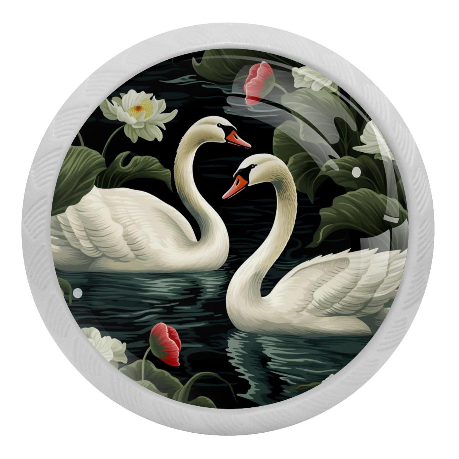 Swan Kitchen Hardware: Fluorescent Drawer Pulls - Round 4-Pack, Glow-in ...