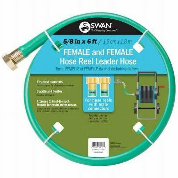 Swan Leader Hose, 5/8-In. x 6-Ft. 1 Pack - Walmart Business Supplies