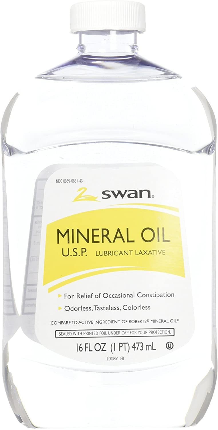 Swan Mineral Oil 16 oz (Pack of 4) - Walmart.com