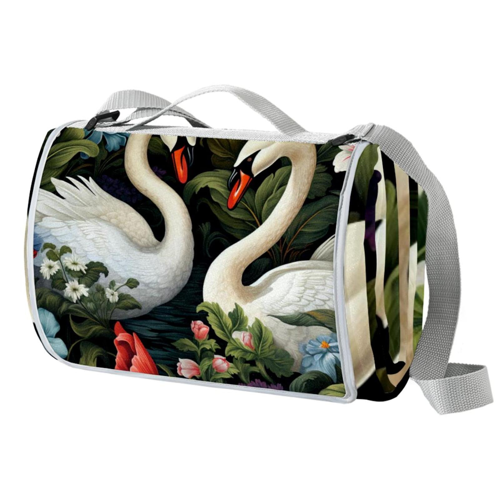 Swan Outdoor Picnic Mat for Family - Waterproof & Sandproof - Extra ...