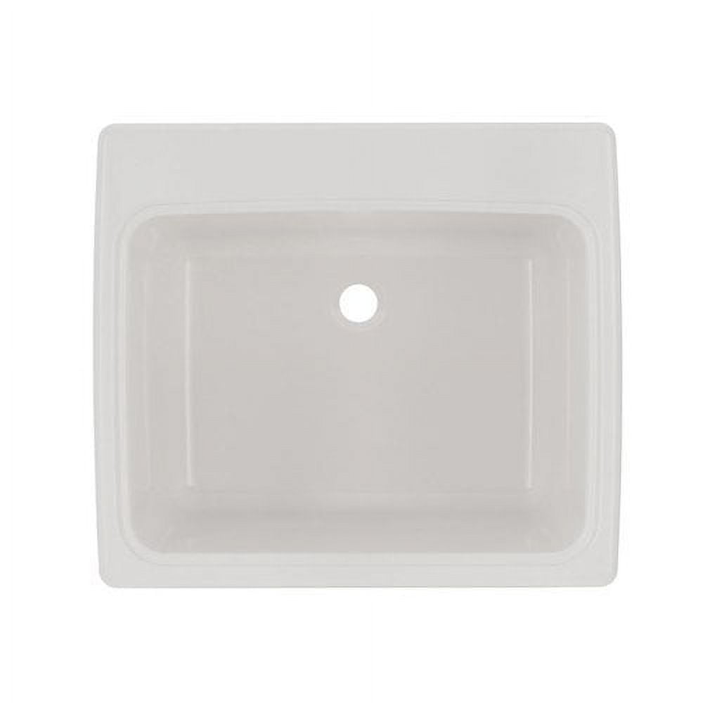 Swan Solid Surface Utility Deep 25'' x 22'' Drop-In/Undermount Laundry ...