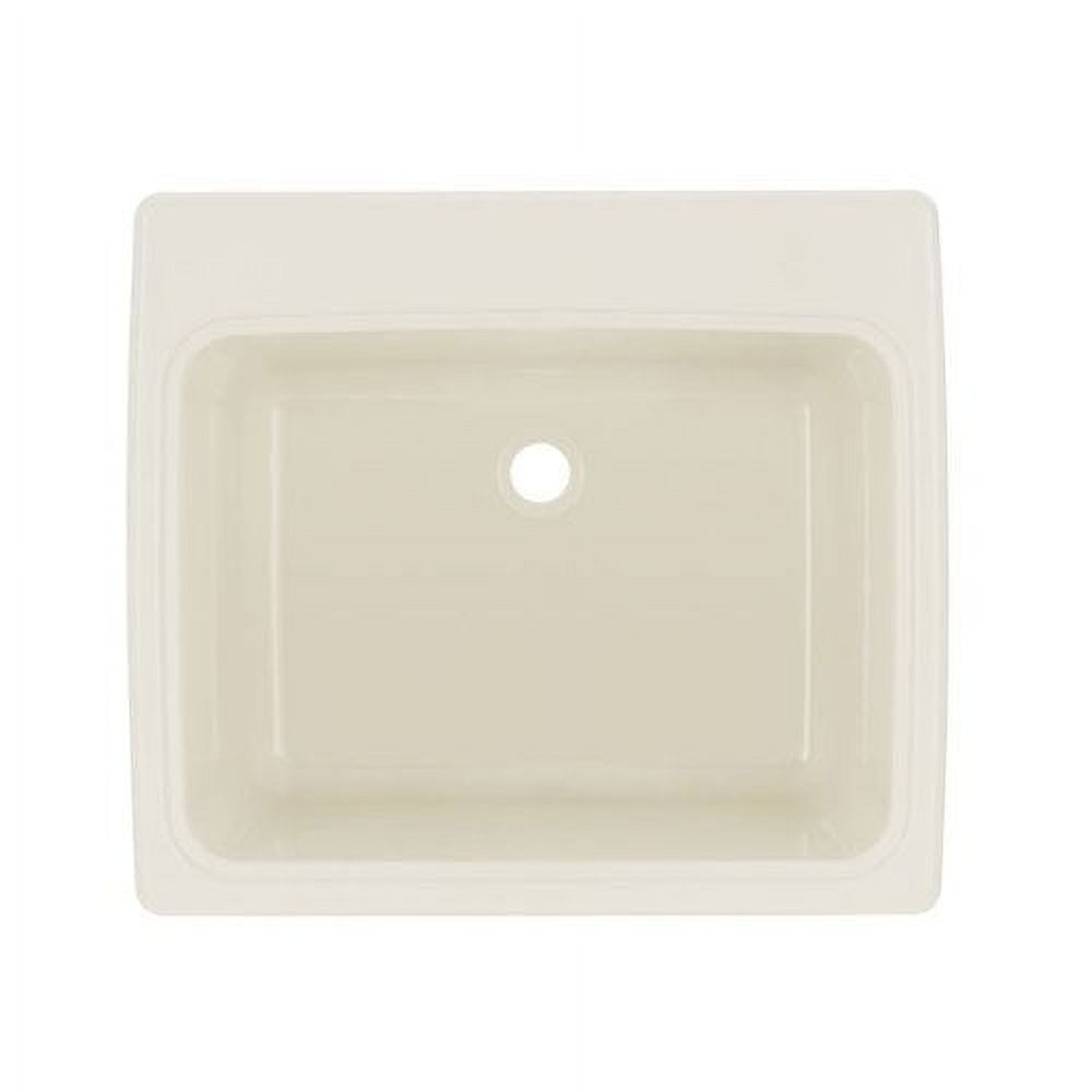Swan Solid Surface 25'' x 22'' Drop-In/Undermount Deep Laundry Sink ...