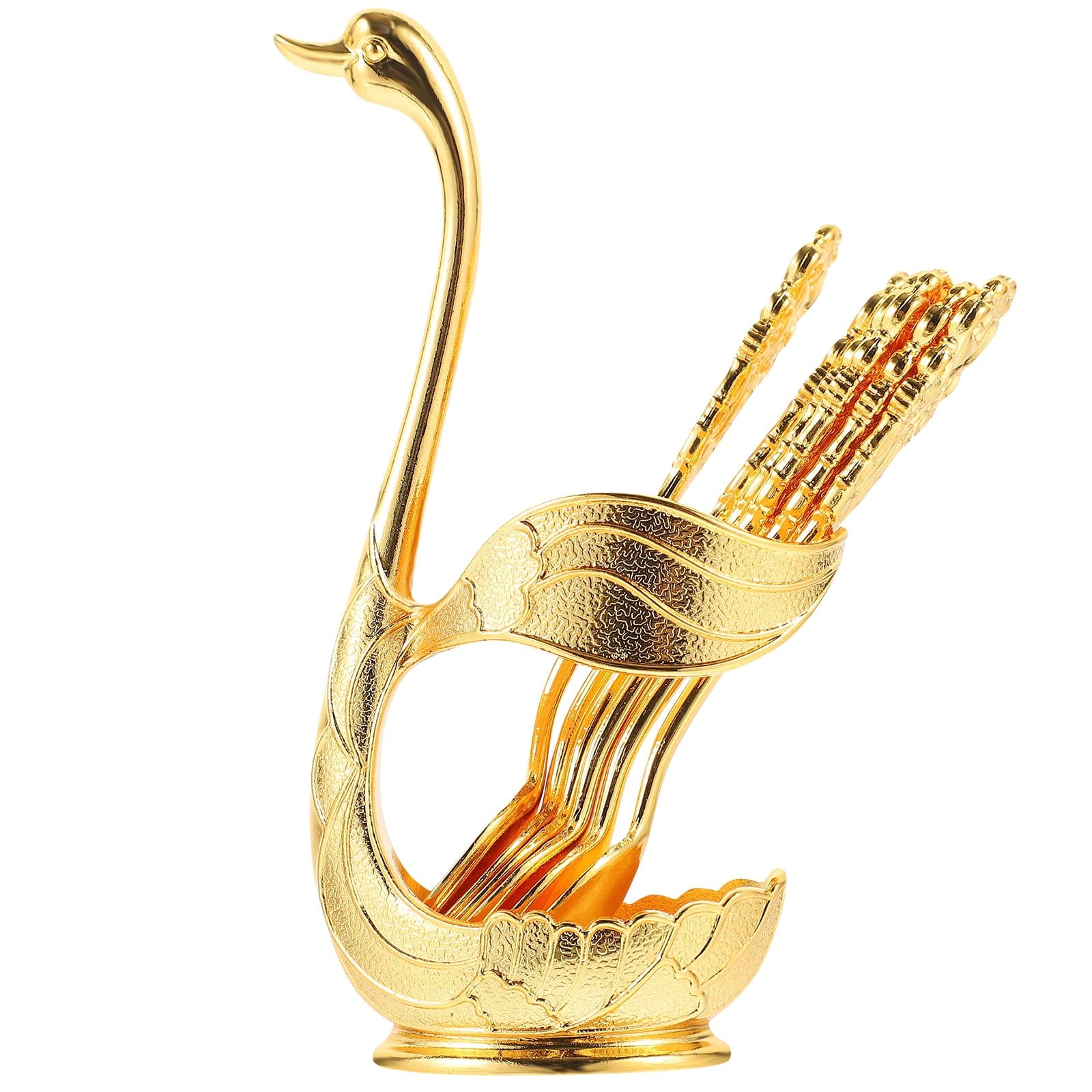 Swan Spoon Spoons Holder with Spoonsfor Fruit Coffee Concentrate ...