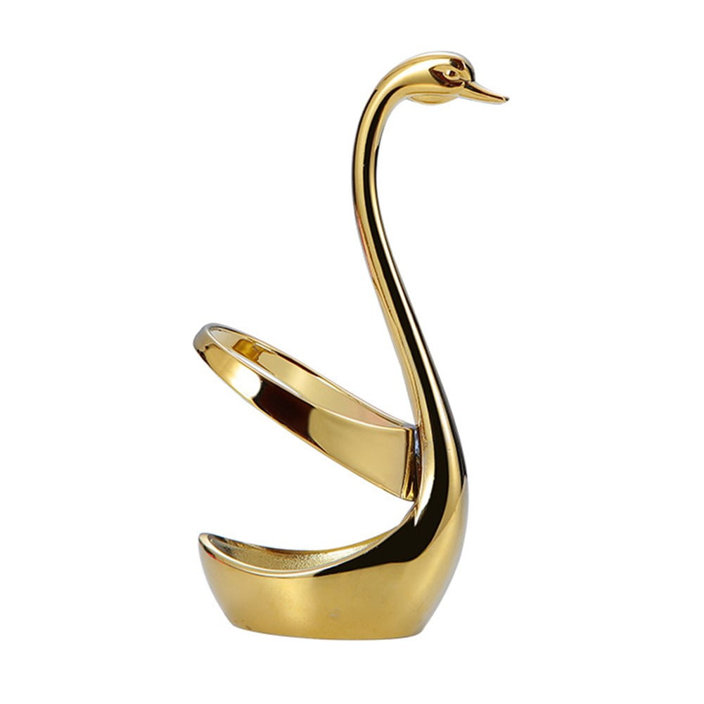 Swan Stainless Steel Dinnerware Set Base Spoon Flatware Utensil Holder ...