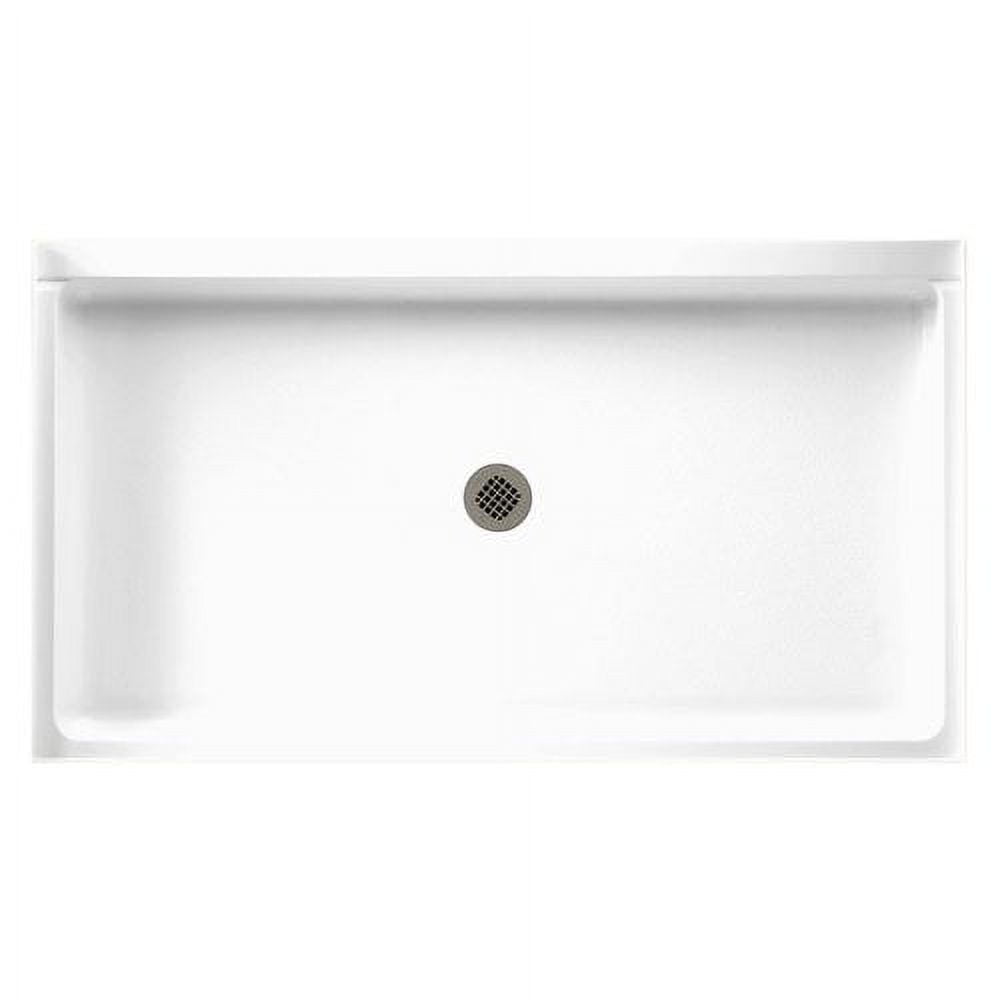 Swan Surfaces Single Threshold Shower Base with Fit-Flo Drain - Walmart.com