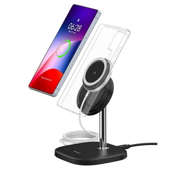 SwanScout Wireless Charger Stand for iPhone 16/15/14/13/12 Series ...
