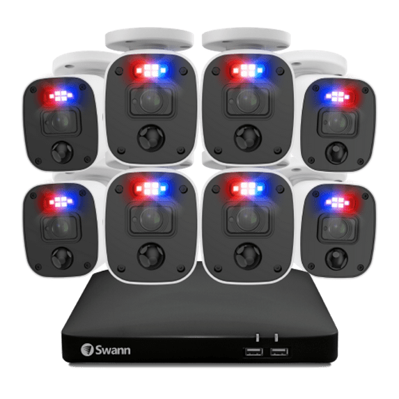 Swann 8 Camera 8 Channel 1080p Full HD Audio/Video DVR Security System ...