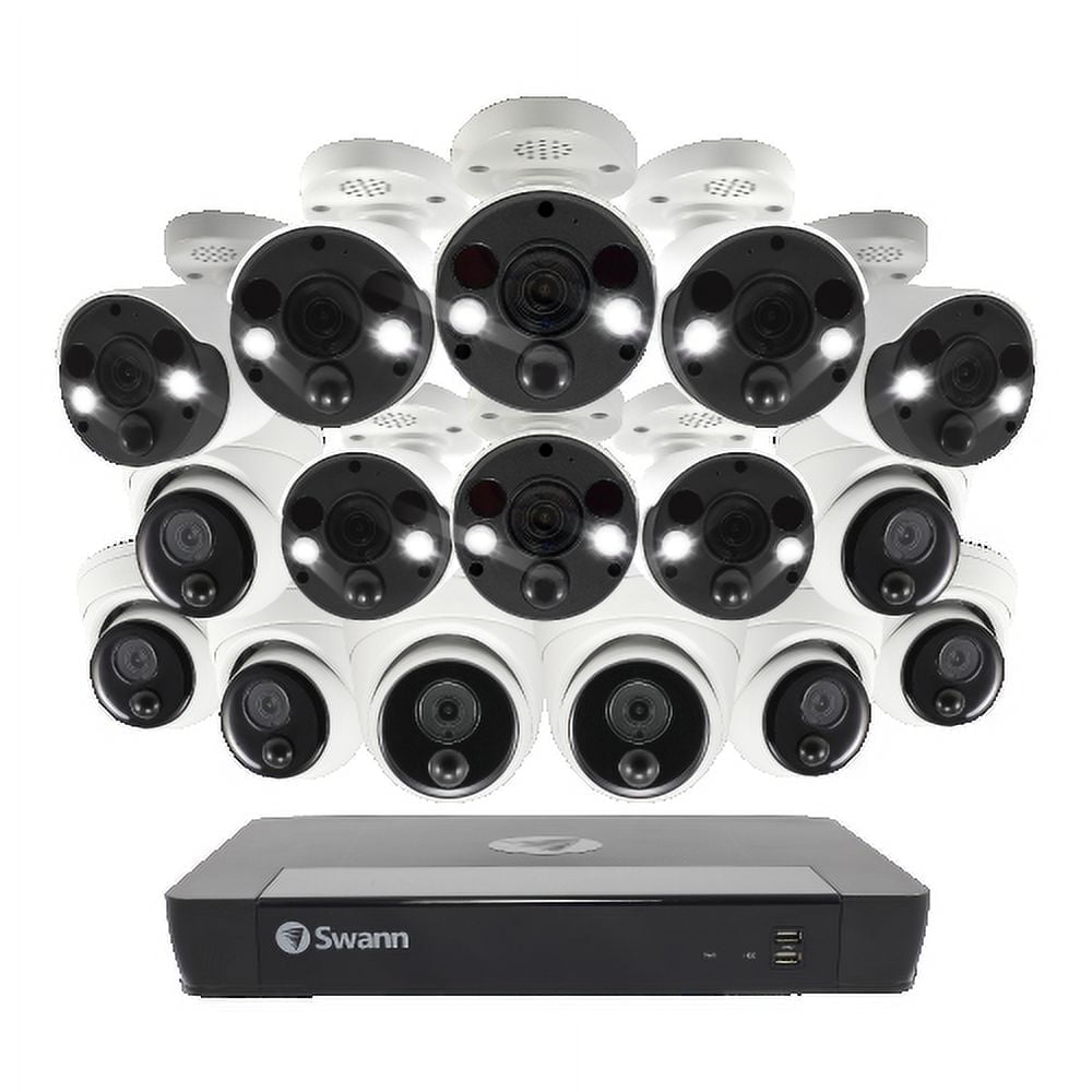 Swann 16 Camera 16 Channel 4K Ultra HD NVR Security System - Walmart.com